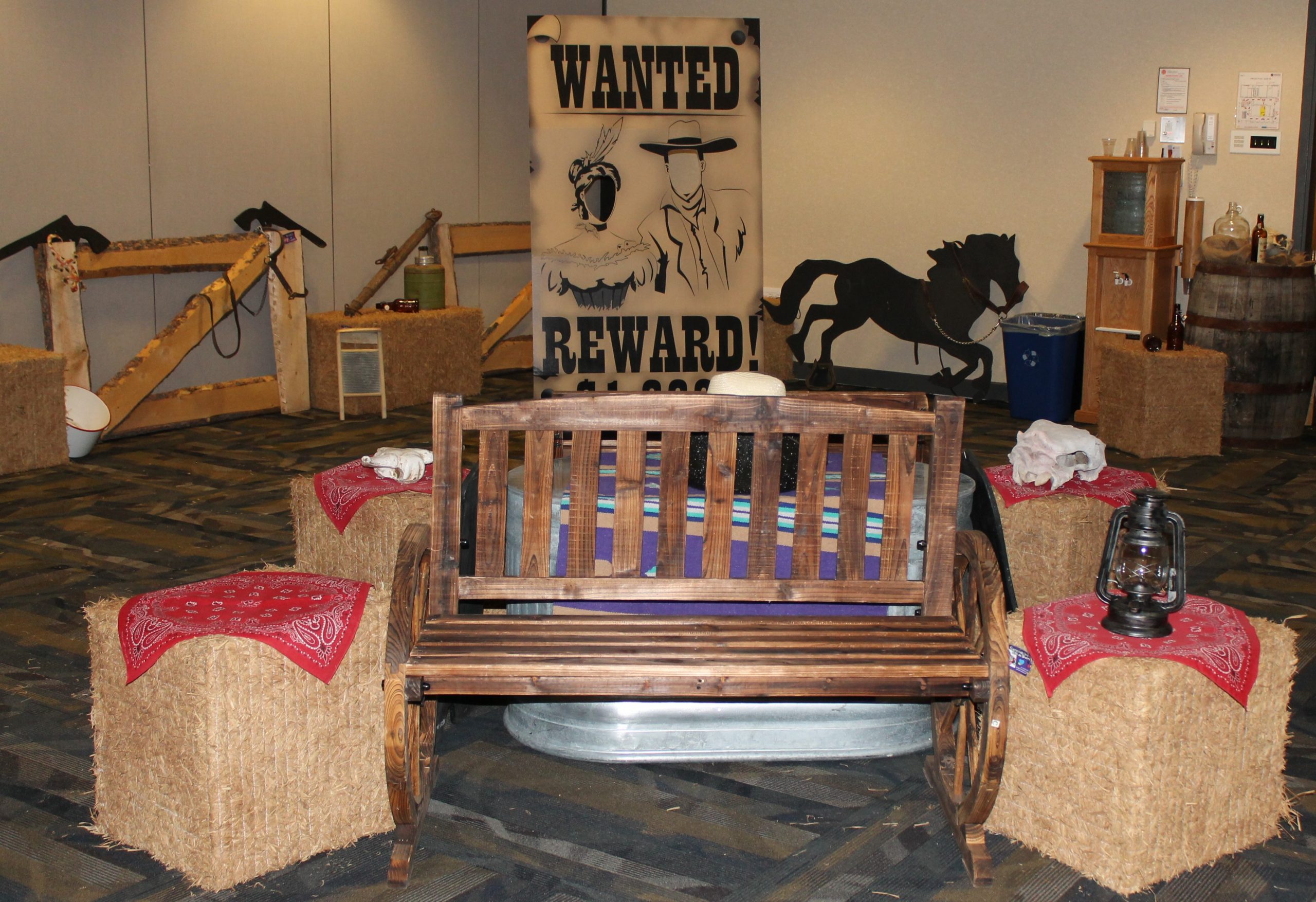 Western Bench – Carnivals for Kids at Heart