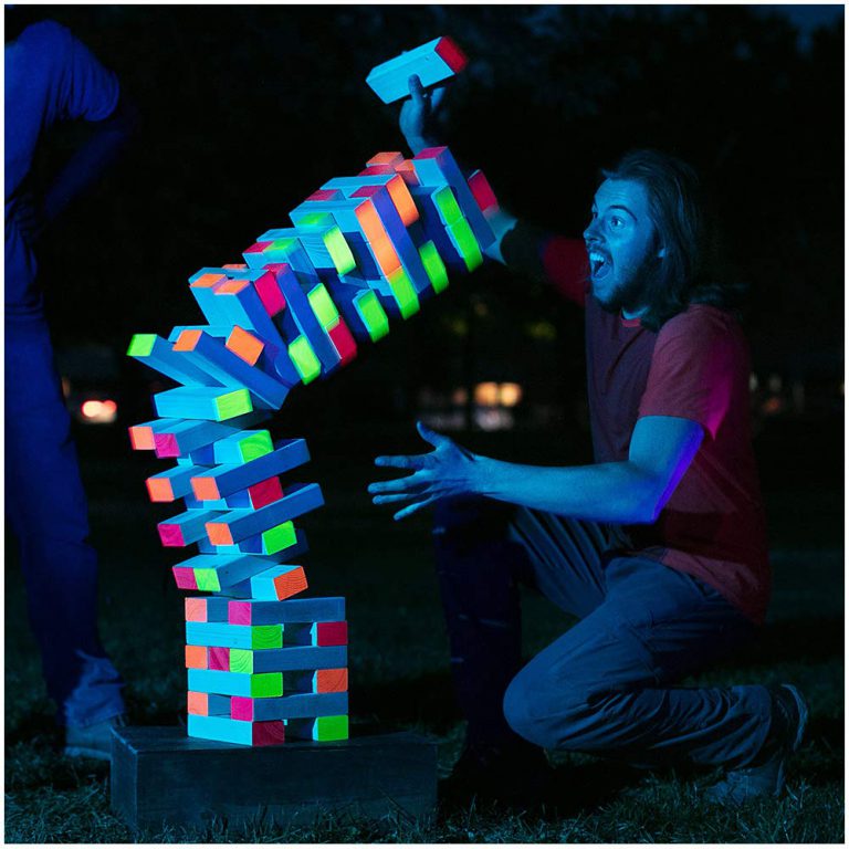 Glow High Tower (Giant Jenga) (GR923) – Carnivals for Kids at Heart